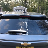 Kitty Cat Windshield Wiper Di Cut Decal Home/laptop/computer/truck/car ...