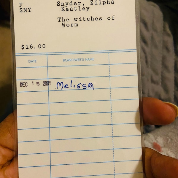 Vintage Library Due Date Stamp Card Bookmarks - Etsy