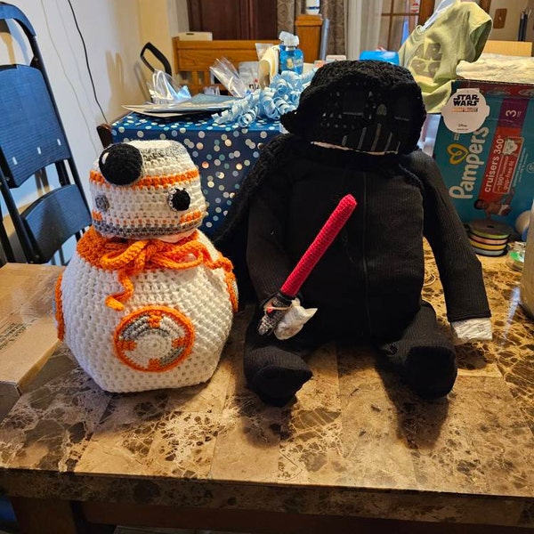 Star Wars BB-8 Droid Sphero Inspired Handmade Crochet Newborn Baby ...