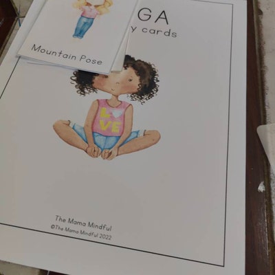 Kids Yoga Cards, Yoga Flashcards, Calm Down Activity, Kids Movement ...