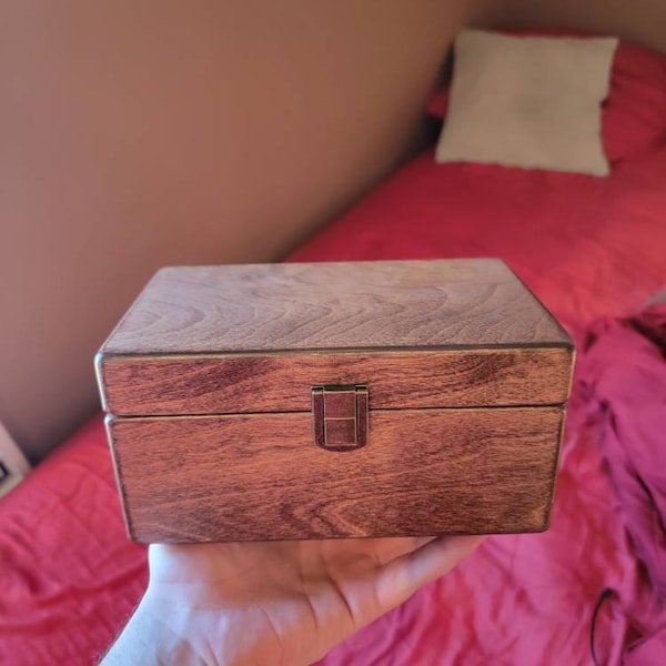 Money Storage Box, Money Box, Wooden Money Box, Custom Box for Money ...