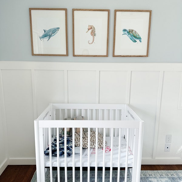 Ocean Nursery Decor, Beach Nursery Decor, Ocean Nursery Prints, Beach ...