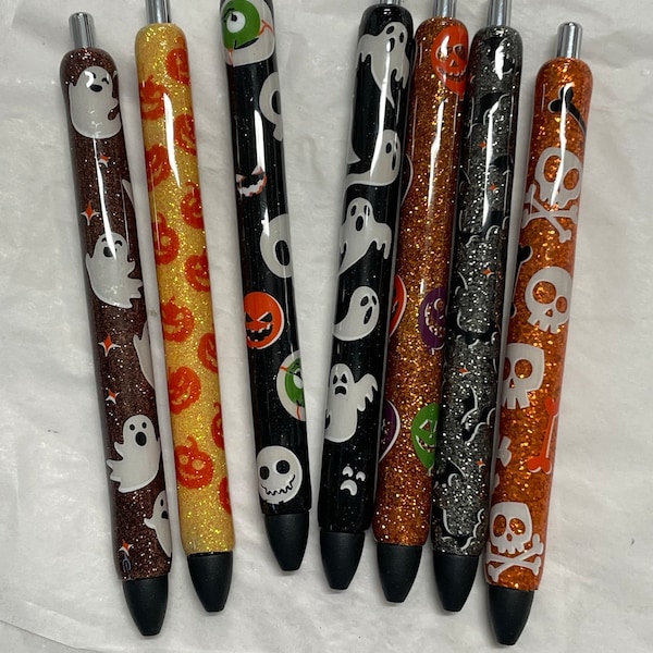 Halloween Pen Wraps Bundle, Pen Wraps Svg, Halloween Svg, Pumpkin Svg ...