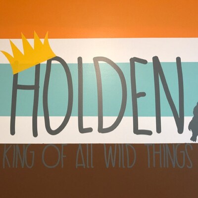 Where the Wild Things Are Inspired Decal, Custom Name Decal, Wild ...