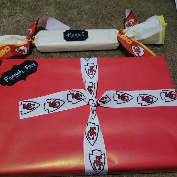 Kansas City Chiefs Inspired 7/8" or 1.5" Grosgrain Ribbon And/or ...