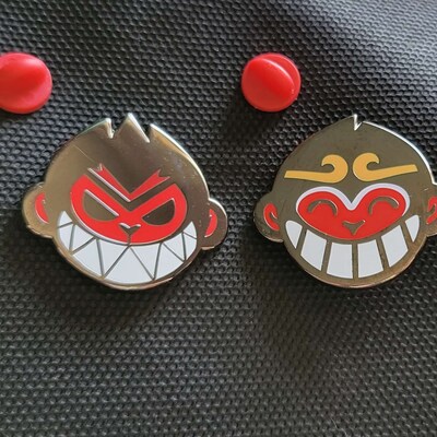 LMK: Sun Wukong and Macaque Logo Enamel Pin - Etsy