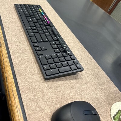 Felt Desk Mat Green, Custom Size Desk Pad Green, Felt Extended Mouse ...