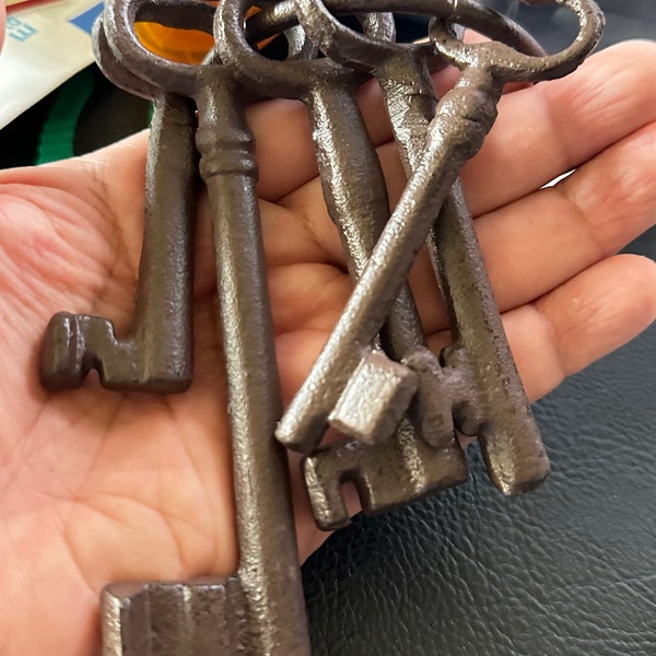 Steampunk Skeleton Key Pendant Gear Key Mixed Metal Antiqued Silver ...