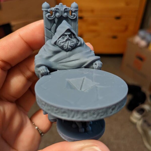 Wizard Pondering Orb Meme D&D Resin 28mm 32mm 54mm Mini Dungeons and ...
