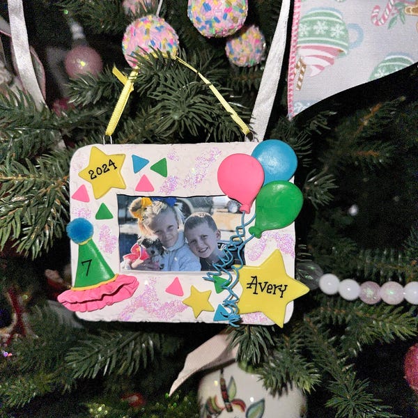 Personalized Birthday Photo Frame, Personalized Birthday Party Frame ...