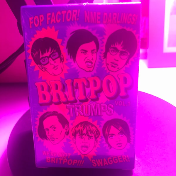 BRITPOP TRUMPS Card Game Vol.1 (30 Britpop Bands Inc. Blur, Oasis ...
