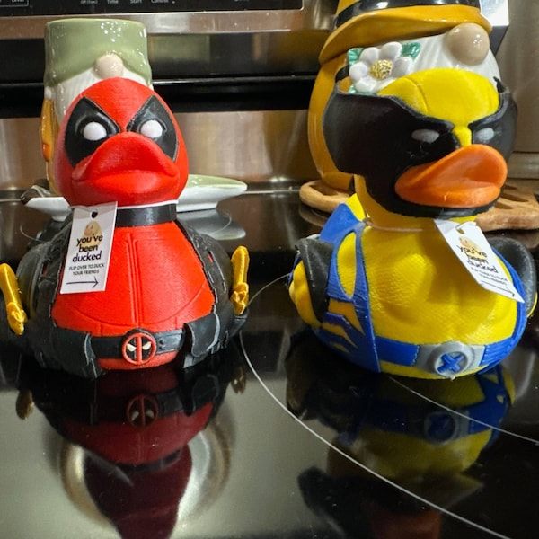 DEADPOOL and WOLVERINE Premium Ducks | Available in 4 Sizes | Deadpool ...