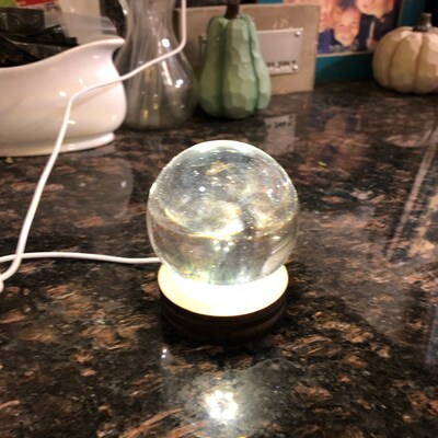 Crystal Light Stand // MADE TO ORDER // Crystal Lamp // Led Light ...