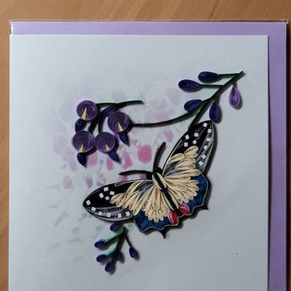 Snowdrop Quilling Card, Quilled Snowdrop Flower, Quilling Snowdrop ...