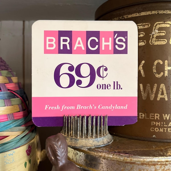 1970s Brach's Candyland Candy Candies Price Signs Price Tags Original ...