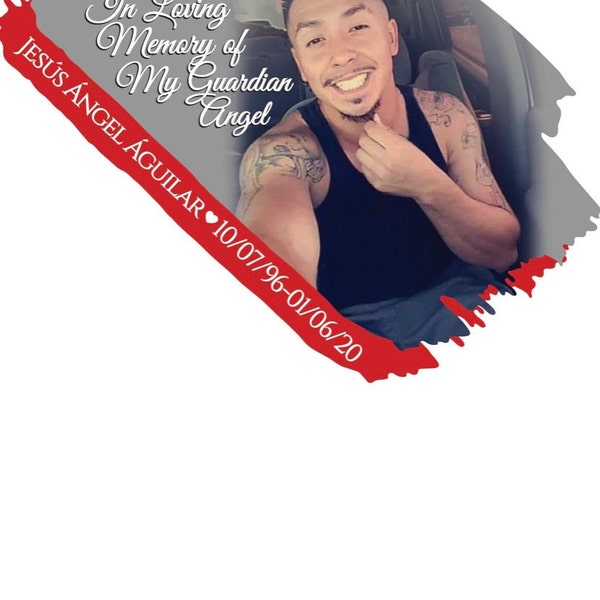 Loss of Loved One Memorial Car Sticker in Loving Memory Personalized ...