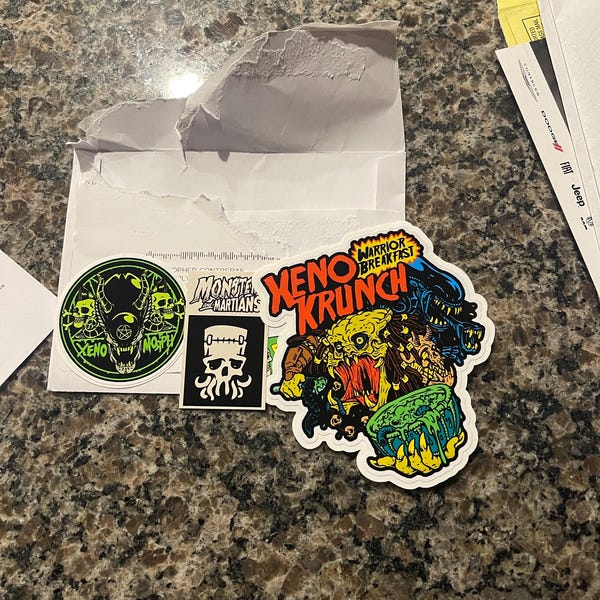 Rockabilly Big Bad Wolf Vinyl Sticker, Horror Punk Decal, Psychobilly ...