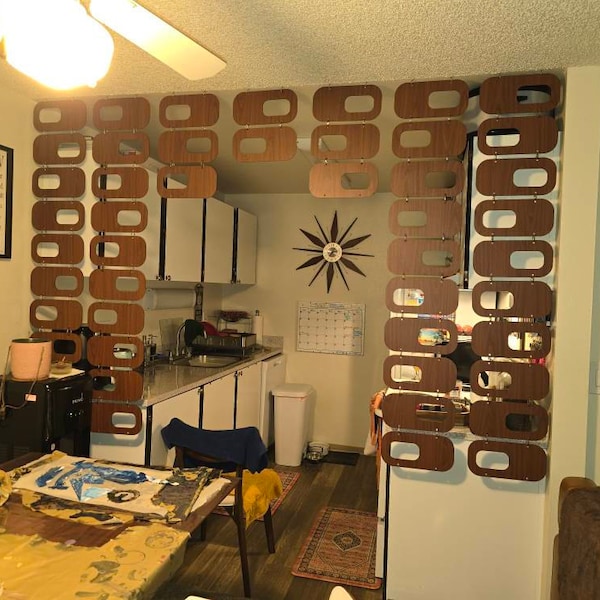 Room Divider Brown 1set of 24pcs Hanging Divider - Etsy