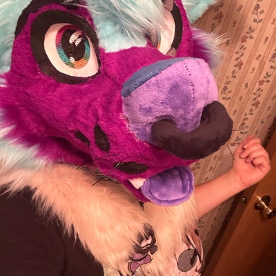 Wickerbeast 3D Printed Head Base Fursuit Furry Moving Jaw - Etsy