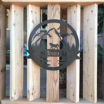 Horse Pasture Sign Metal Sign - Etsy