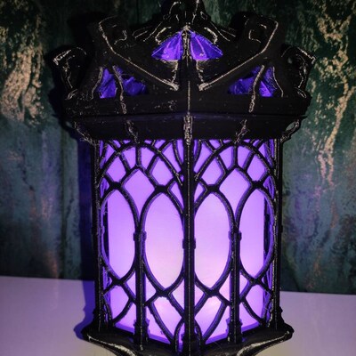 Gothic LANTERN LAMP LED Elegant Mystical Style - Etsy