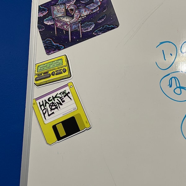 Hack the Planet Pager - Stickers & Magnets - Life Size Hackers Grand ...