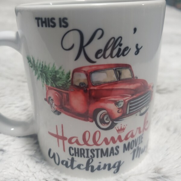 Personalized This is My Hallmark Christmas Movie Watching Mug Christmas ...