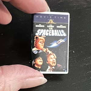 Mini 1:6 VHS K-Z Titles Tapes Choose the Movie Retro Miniatures 80's ...