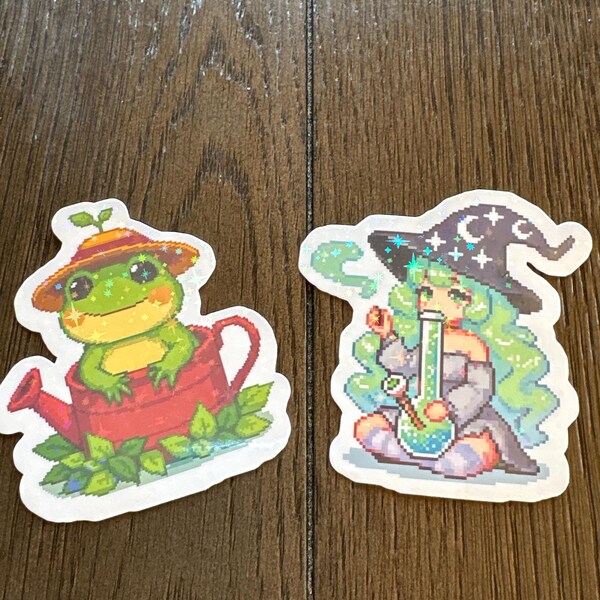 Chibi Raven Girl Sticker - Cute Gothic Sticker, Chibi Goth Girl Sticker ...