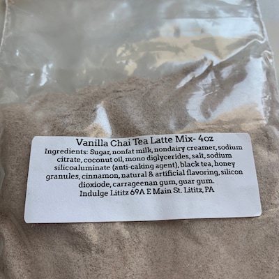 Chai Tea Latte Mix Various Flavors - Etsy