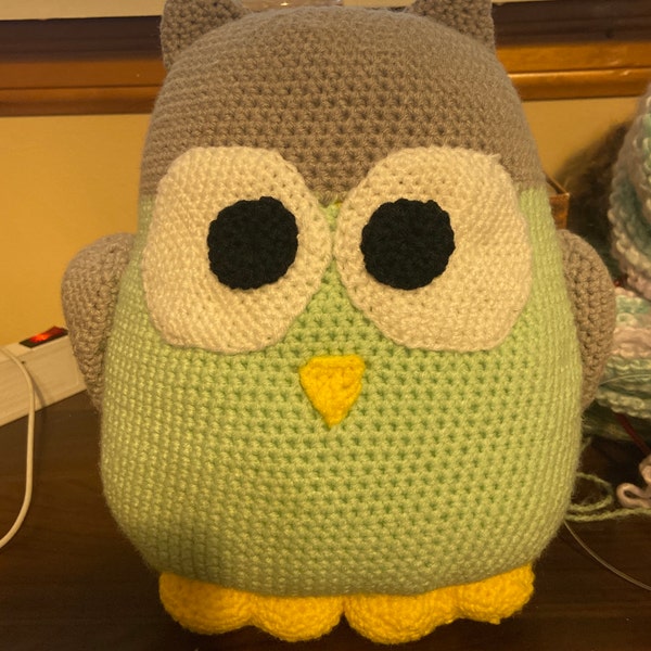 Owl Crochet Pattern Amigurumi Pattern Owl Stuffed Animal Crochet Owl ...