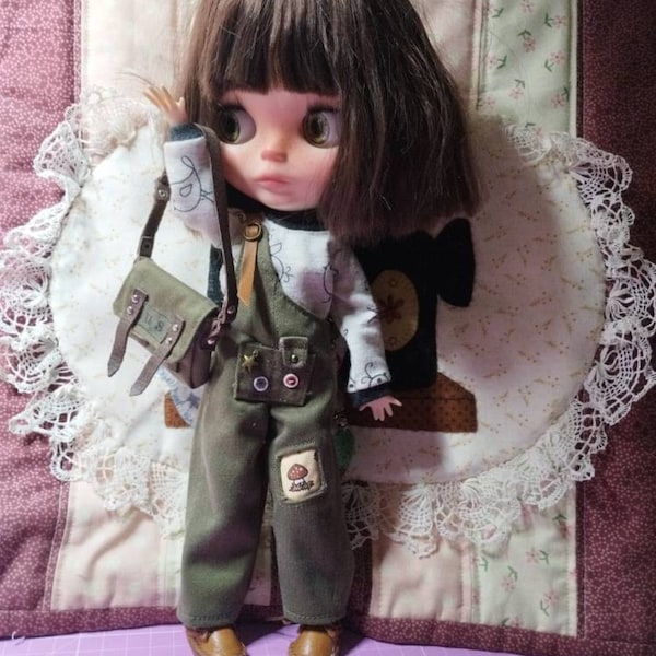 Patterns Dress With Double Breasted Collar for Neo Blythe, Licca Doll ...