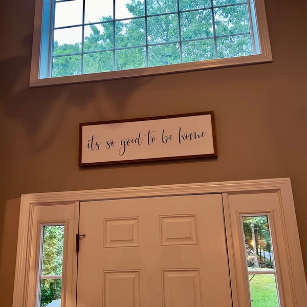 It's so Good to Be Home Sign, Housewarming Gift, It's Good to Be Home ...