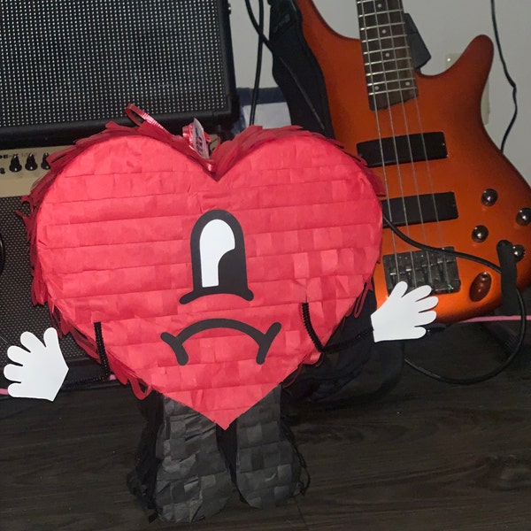 Bad Bunny Heart - Etsy