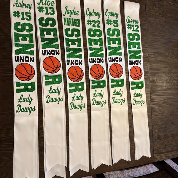 2026 "the Champion" Sports Senior Night Sash (one Sash) - Etsy