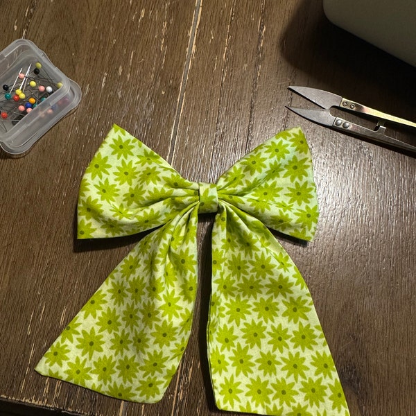 Sailor Bow Sewing Pattern, Hair Bow Pdf Sewing Template, Sailor Hair ...