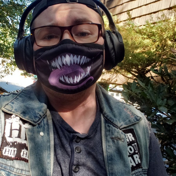 Monster Venom Dust Face Mask With Filter Pocket - Etsy