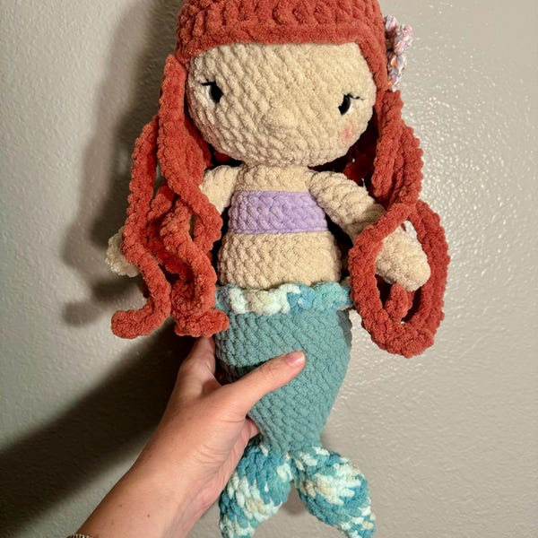 The Original Merbabies Amigurumi Pattern, Crochet Merbaby Plushie ...