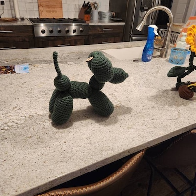 Balloon Dog Crochet Pattern, Balloon Dog Amigurumi, Crochet Balloon Dog ...