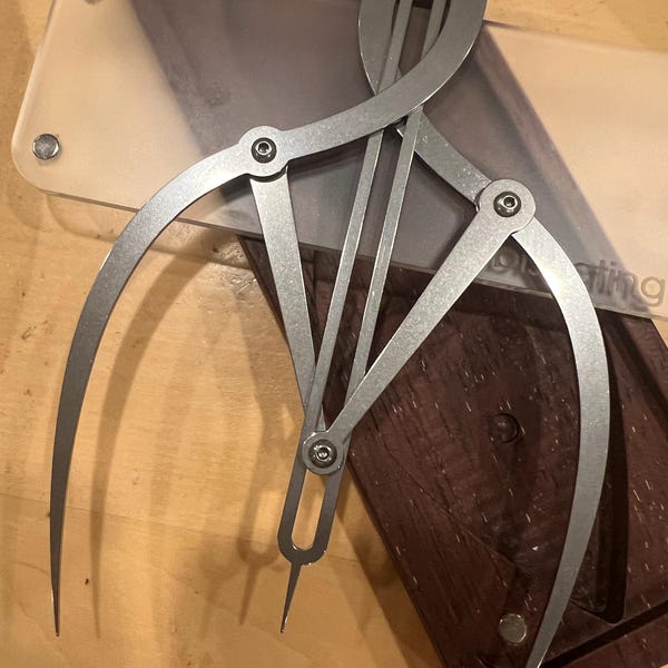 Bisecting Calipers - for Artists, Designers, and Luthiers - Etsy