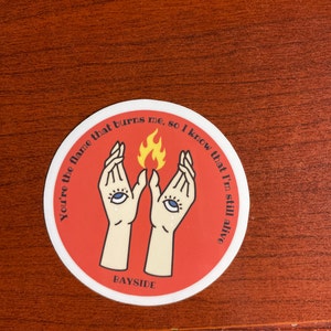 Fall Out Boy Sticker Fall Out Boy Lyric Sticker Water - Etsy