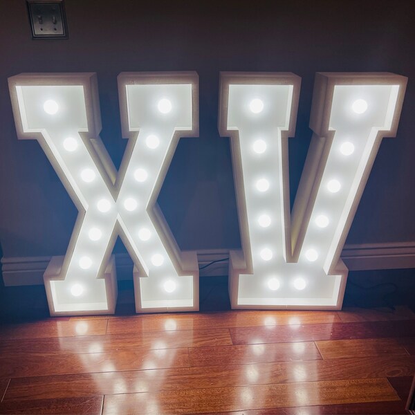 Polystyrene Letters - Giant Letters - Large Free Standing Letter ...