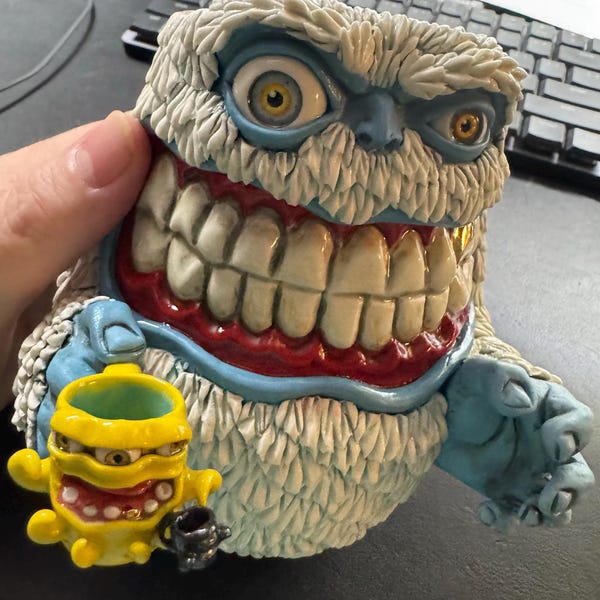 26" Porcelain Yeti Wall Sculpture by Oscar Yaquian - Etsy