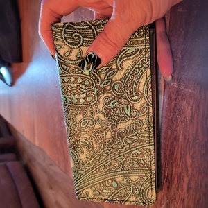 Western Genuine Leather Checkbook Cover - Etsy