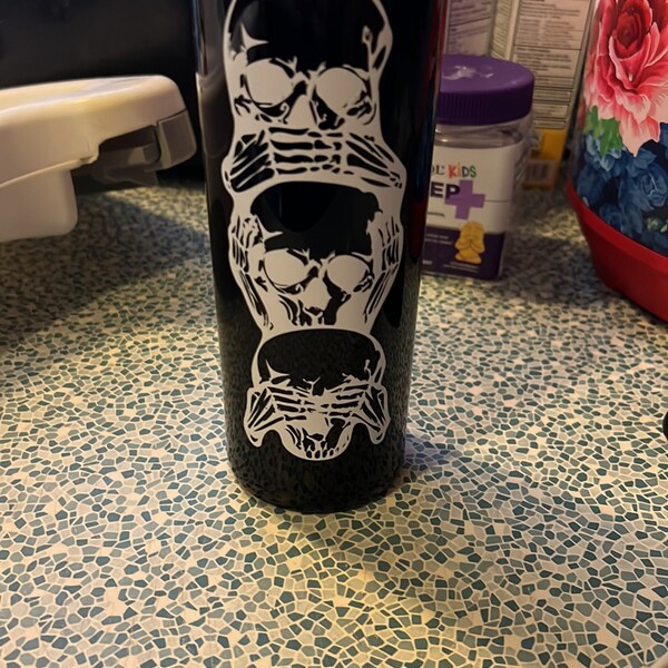 Hear See Speak No Evil Skulls SVG | Skeleton SVG | Deaf Blind Mute ...