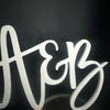 Wedding Initials Sign, Wedding Sign, Initials Sign, Wedding Initials ...