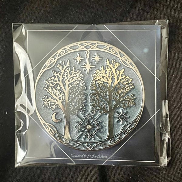 Transcendent Light Enamel Pin | Trees of Light | Starlight | Elven ...
