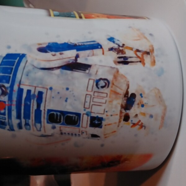 Star Wars R2D2 Watercolor Print R2D2 Movie Wall Art Painting Star Wars ...