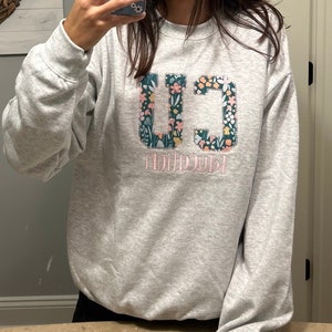 State home Embroidered Sweatshirt State Pride - Etsy