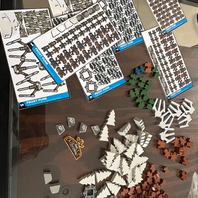 LORDS of WATERDEEP Meeples Upgrade Kit Stickers Free Scoundrels of Skullport Decals Kit Premium ...